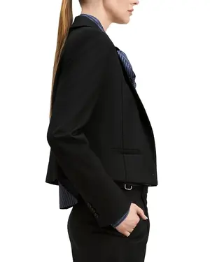 Derek Lam 10 Crosby Mona Cropped Single Button Blazer