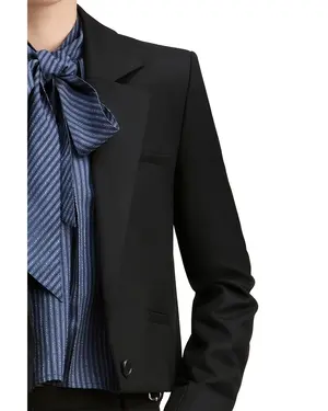 Derek Lam 10 Crosby Mona Cropped Single Button Blazer