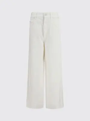 Brunello Cucinelli Wide Leg Trousers - Ivory