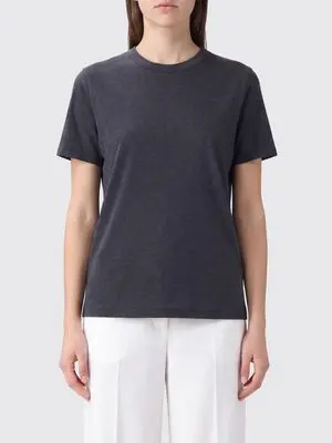 Brunello Cucinelli Short-sleeved Crewneck T-shirt In Pure Cotton