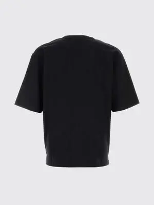 Dsquared2 Relaxed Fit Cotton Logo T-shirt With Dropped Shoulders - Black