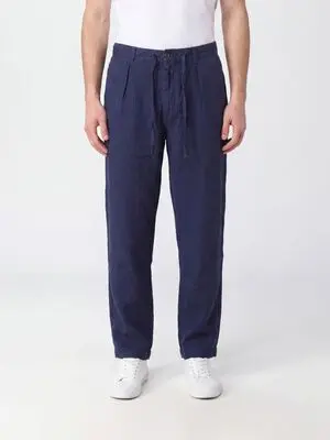 Polo Ralph Lauren Slim Fit Linen Drawstring Trousers - Navy