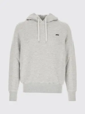 AUTRY Cotton Hoodie With Contrasting Logo And Drawstring