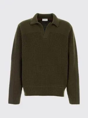 FERRAGAMO Textured Collared Long Sleeve Jacket