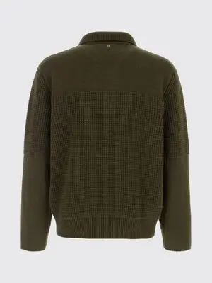FERRAGAMO Textured Collared Long Sleeve Jacket