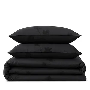 Calvin Klein Vintage Botanical Duvet Cover Set, King - Midnight