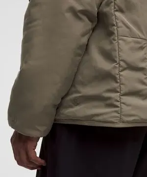Lululemon Down For It All Casual Stand-collar Jacket - Cypress Forest
