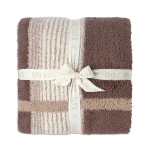 Barefoot Dreams Cozychic Canyon Plaid Throw Blanket - Sable Multi