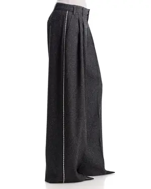 Alexander Wang Embellished Pleated Pants