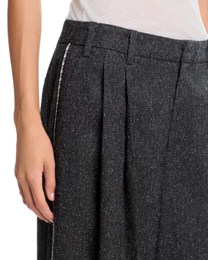 Alexander Wang Embellished Pleated Pants