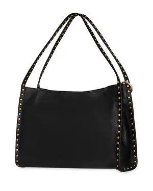Rebecca Minkoff Dylan Studded Leather Shoulder Bag - Black