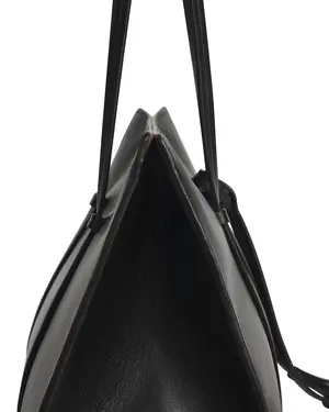REFORMATION Elena Leather Tote Bag - Black Leather