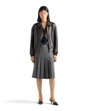 Prada Argyle Cashmere Cardigan - Blue