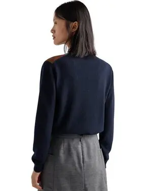 Prada Argyle Cashmere Cardigan - Blue