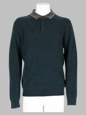 Paul Smith Merino Wool Silk Alpaca Polo Shirt