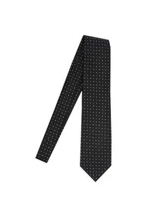 TOM FORD Textured Dot Silk Tie