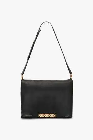 Victoria Beckham Puffy Jumbo Chain Pouch - Black