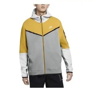 Nike Tech Fleece Full-zip Hoodie - Mustard/grey/black