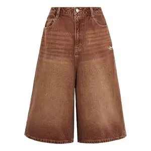 Adidas Denim Shorts Asia Sizing - Brown