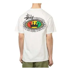StÜssy Rasta Oval Pigment Dyed T-shirt - Natural