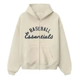 Fear Of God X Mlb Full Zip Sport Hoodie - Oat