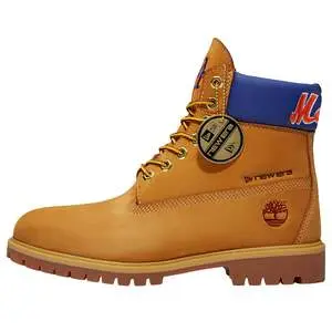 Timberland X Mlb X New Era 6 Inch Waterproof Boot 'mets - Wheat/multi-color
