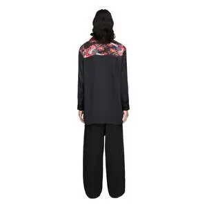 Adidas X Y-3 Red Satin Graphic Shirt Asia Sizing