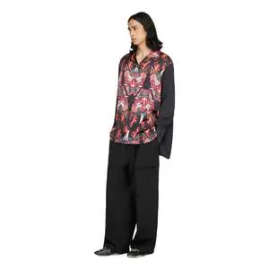 Adidas X Y-3 Red Satin Graphic Shirt Asia Sizing