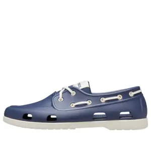CROCS Classic Boat Shoes 'blue White - Blue/white