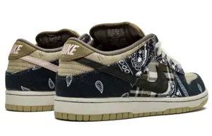 Nike X Travis Scott Sb Dunk Low Jackboys - Blue/khaki