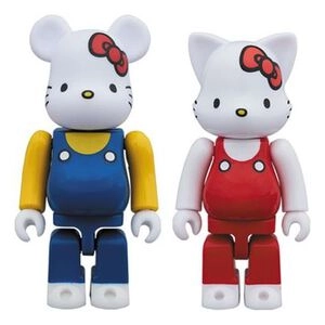 BE@RBRICK Ny@brick Hello Kitty Doll 100%+100