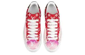 LOUIS VUITTON Time Out Sneakers 'white Red
