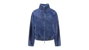 Givenchy Denim Bomber Jacket - Blue
