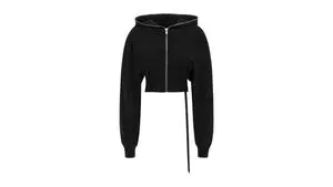 Rick Owens Collage Gimp Hoodie - Black