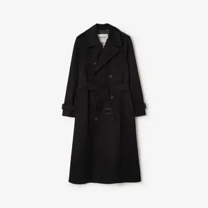 Burberry Long Gabardine Hoxton Trench Coat