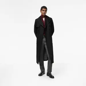 Burberry Long Gabardine Hoxton Trench Coat