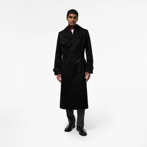 Burberry Long Gabardine Hoxton Trench Coat