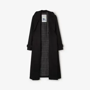 Burberry Long Gabardine Hoxton Trench Coat