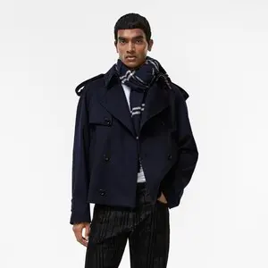 Burberry Cashmere Leadenham Trench Jacket