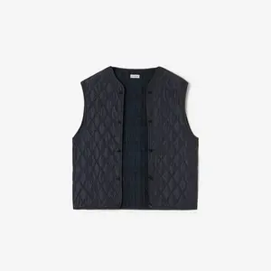 Burberry Gabardine Euston Hooded Jacket With Warmer