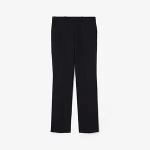 Burberry Wool Sloane Tailored Trousers - Navy