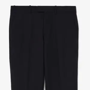 Burberry Wool Sloane Tailored Trousers - Navy