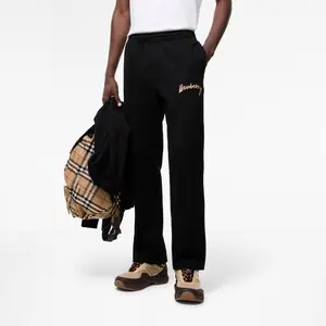 Burberry Logo Cotton Track Pants