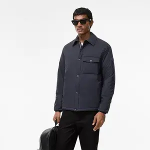 Burberry Nylon Dalewood Overshirt - Navy