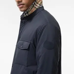 Burberry Nylon Dalewood Overshirt - Navy