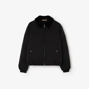 Burberry Nylon Cotton Farnborough Aviator Jacket