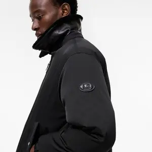 Burberry Nylon Cotton Farnborough Aviator Jacket