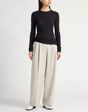 Crossley Virgin Wool Ribbed-knit Sweater
