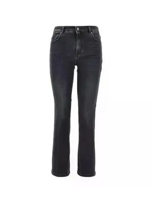 Max Mara Faded-effect Slim-fit Jeans