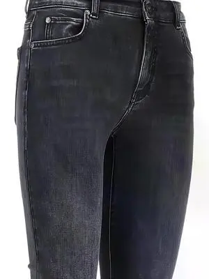Max Mara Faded-effect Slim-fit Jeans